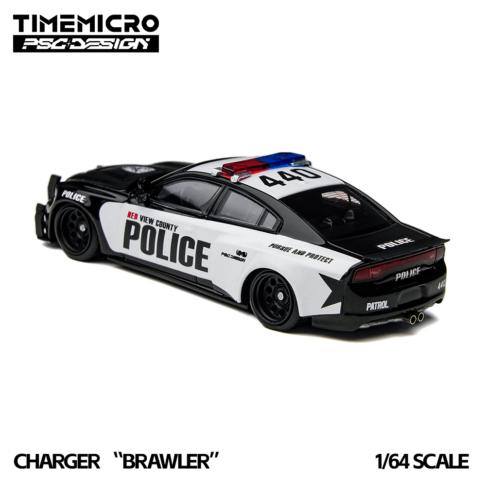 (Preorder) Time Micro x PSC DESIGN 1:64 Dodge Charger "Brawler" Rivals ...