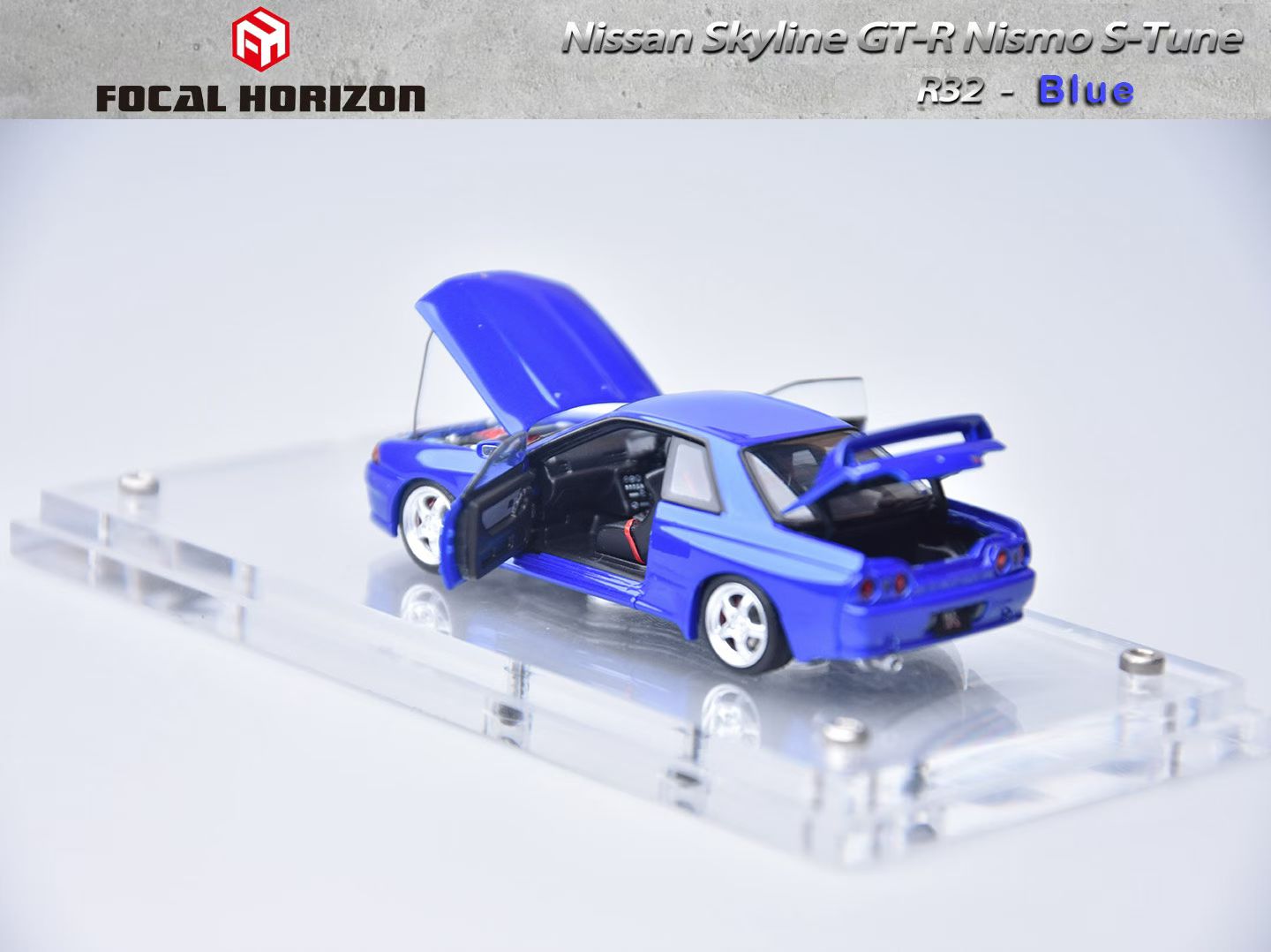 Focal Horizon 1:64 Nissan Skyline GT-R 3rd Generation R32 Nismo S-Tune ...