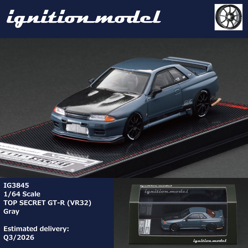 Ignition Model 1:64 TOP SECRET GT-R (VR32) Gray IG3845 – CarBro MC