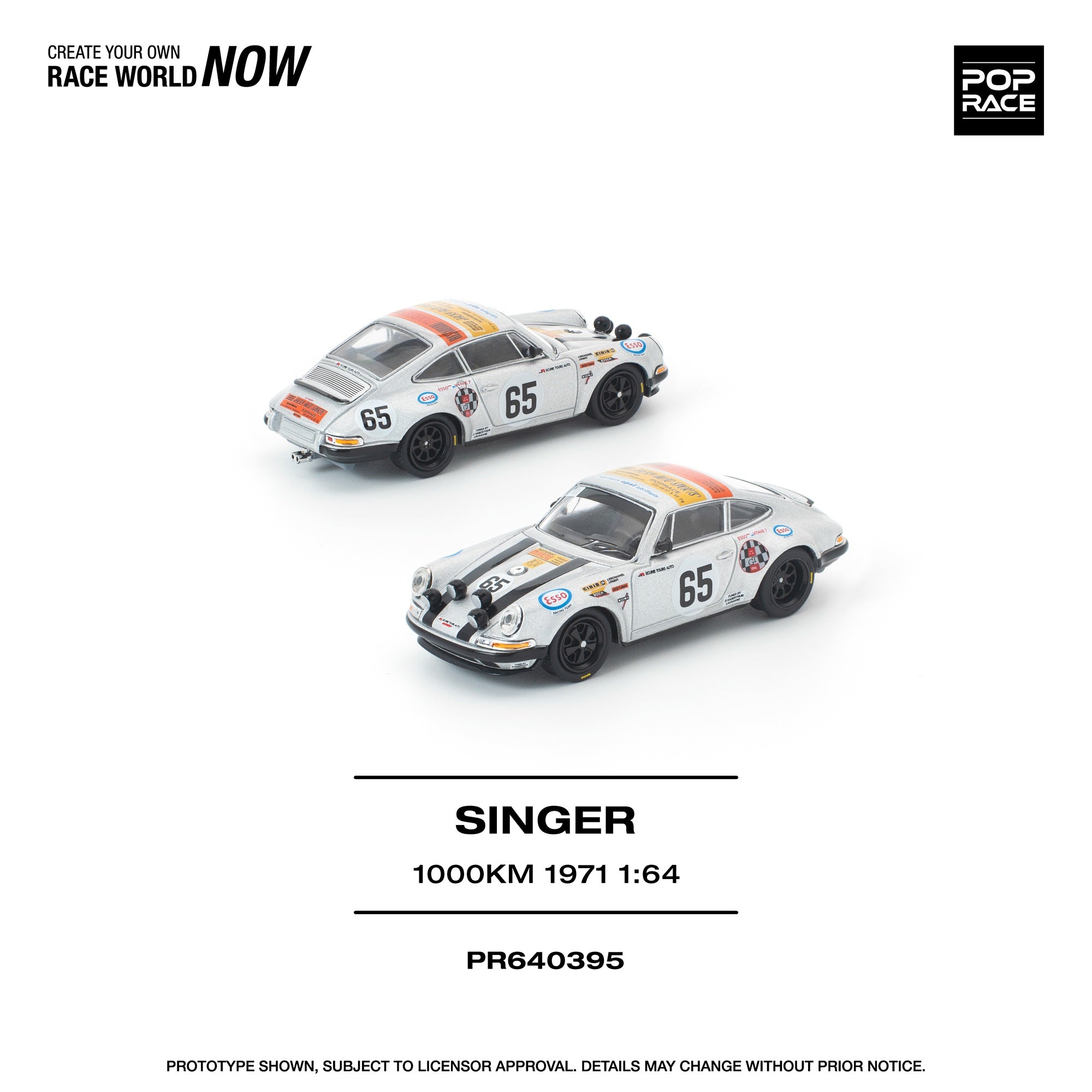 (Preorder) Pop Race 1:64 SINGER SPA 1000KM 1971 PR640395 – CarBro MC