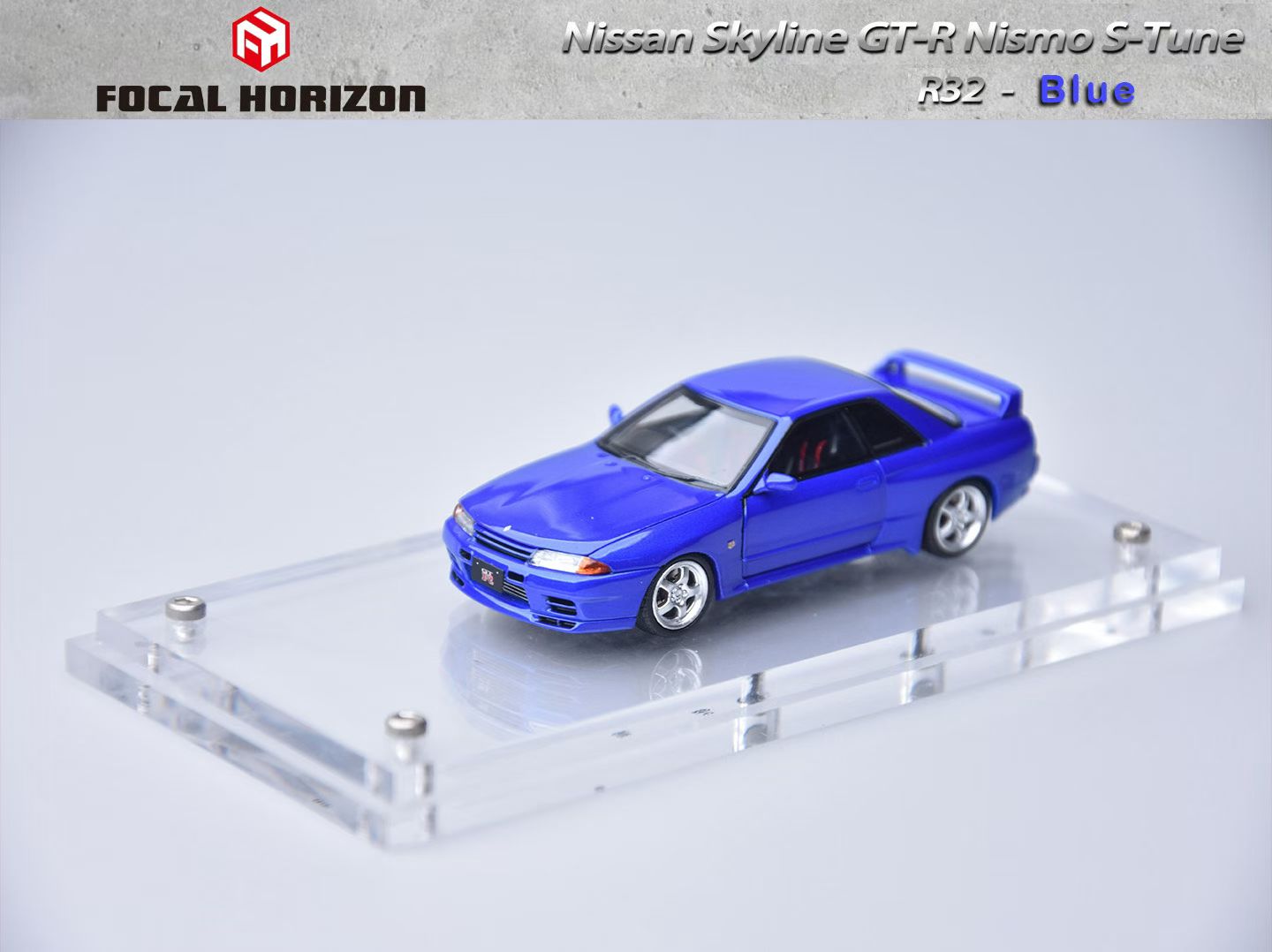 Focal Horizon 1:64 Nissan Skyline GT-R 3rd Generation R32 Nismo S-Tune ...