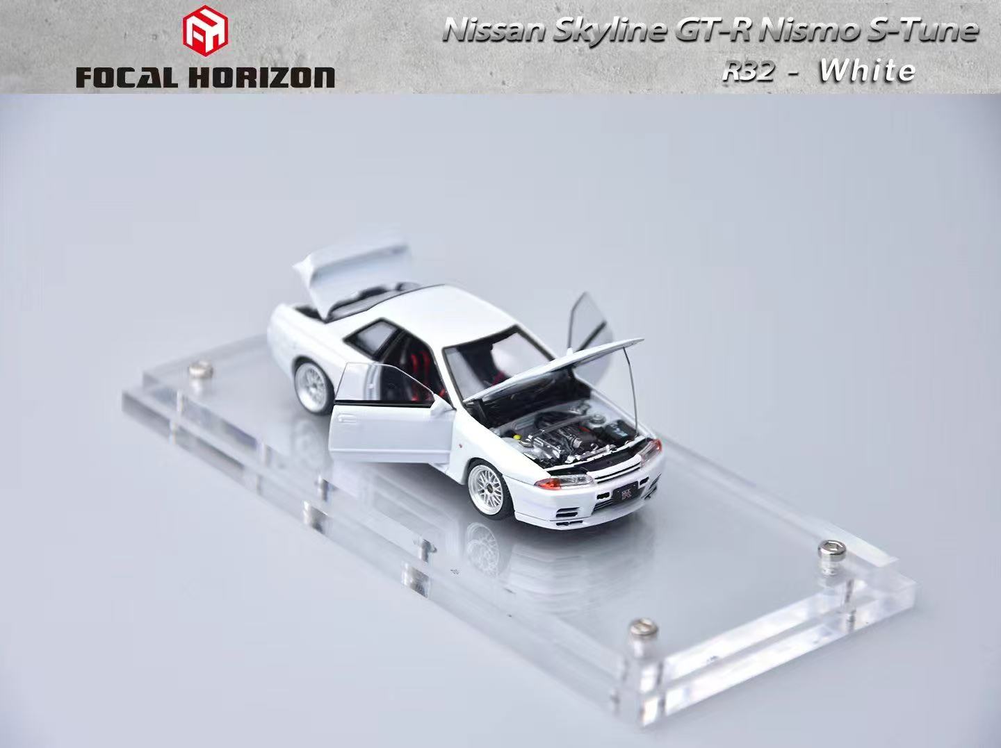Focal Horizon 1:64 Nissan Skyline GT-R 3rd Generation R32 Nismo S-Tune ...
